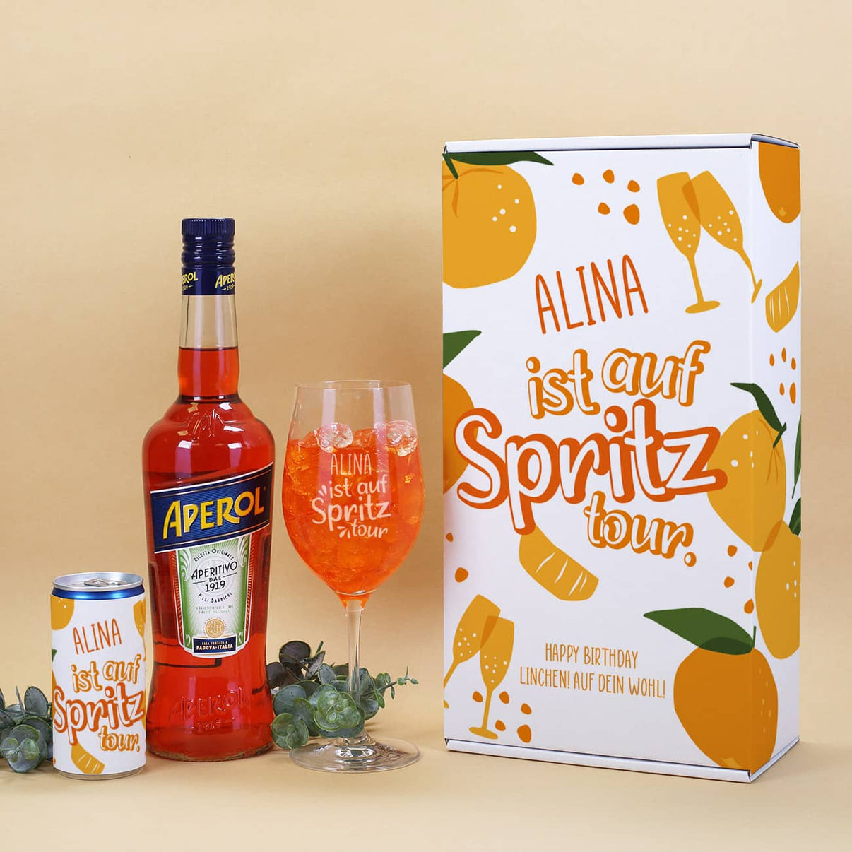 Auf Spritztour - das coole Aperol Geschenkset mit Leonardo Ciao+ ...