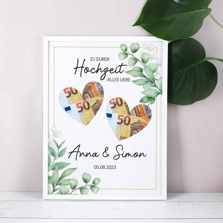 Geldgeschenk im Bilderrahmen | Geldgeschenke personalisiert – geschenke ...