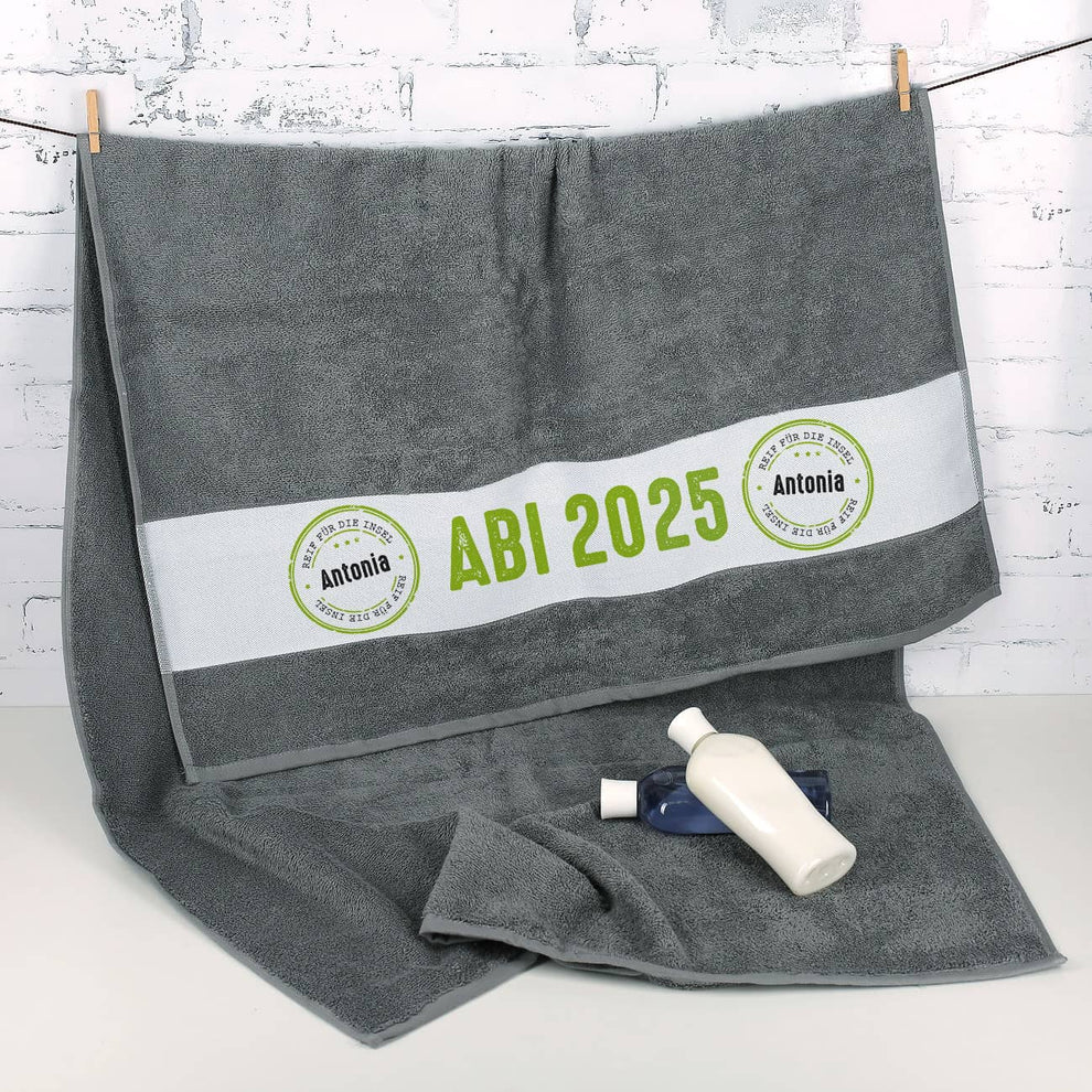 Abi Handtuch | Name personalisiert – geschenke-online.de